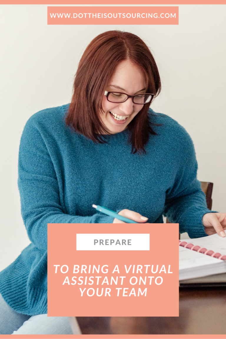 How to Prepare to Bring a Virtual Assistant onto Your Team - Dot the I's